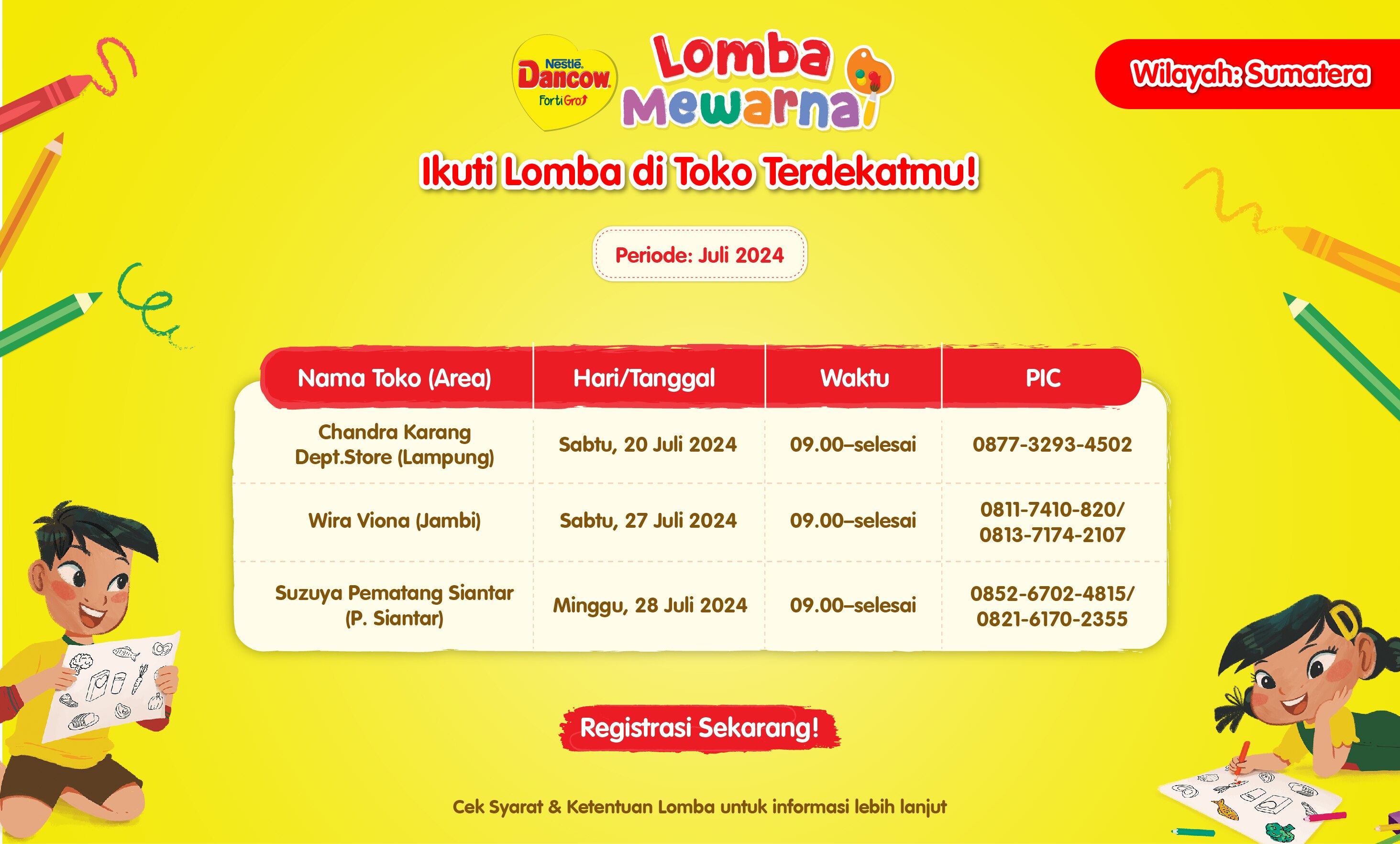 DANCOW FortiGro Lomba Mewarnai 2024 kembali lagi